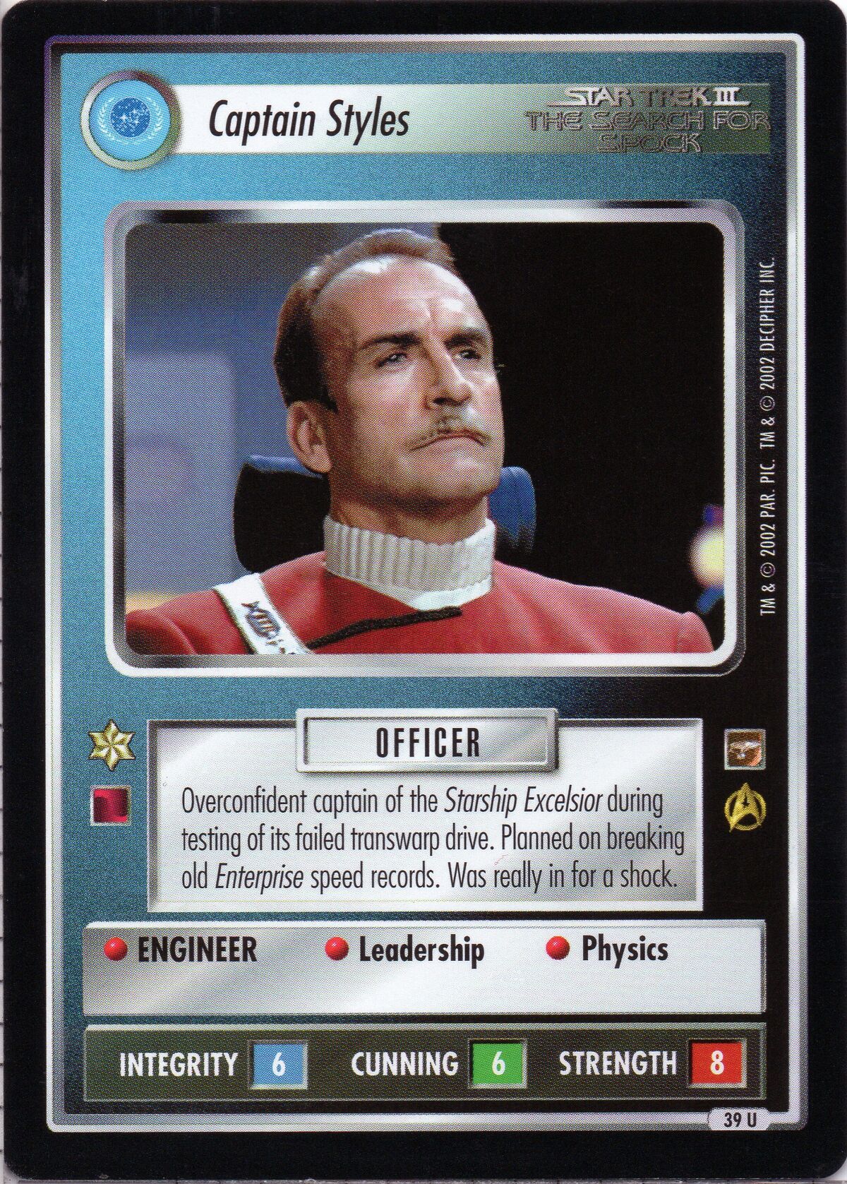 Captain Styles Tmp Cardguide Wiki Fandom