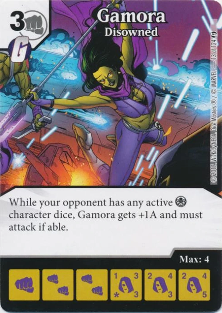 Gamora - Disowned (GotG) | CardGuide Wiki | Fandom