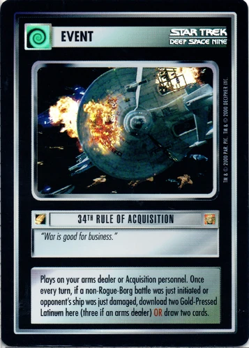 34th Rule of Acquisition (P) | CardGuide Wiki | Fandom