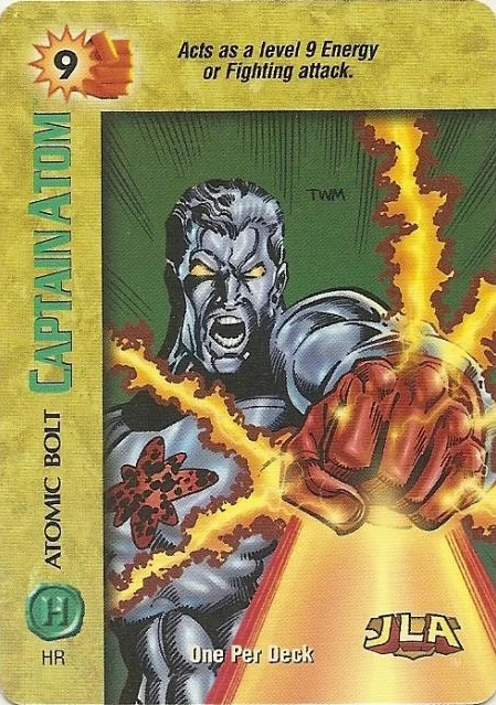 Captain Atom - Atomic Bolt (JLAOP) | CardGuide Wiki | Fandom