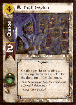 High Septon (WE) | CardGuide Wiki | Fandom