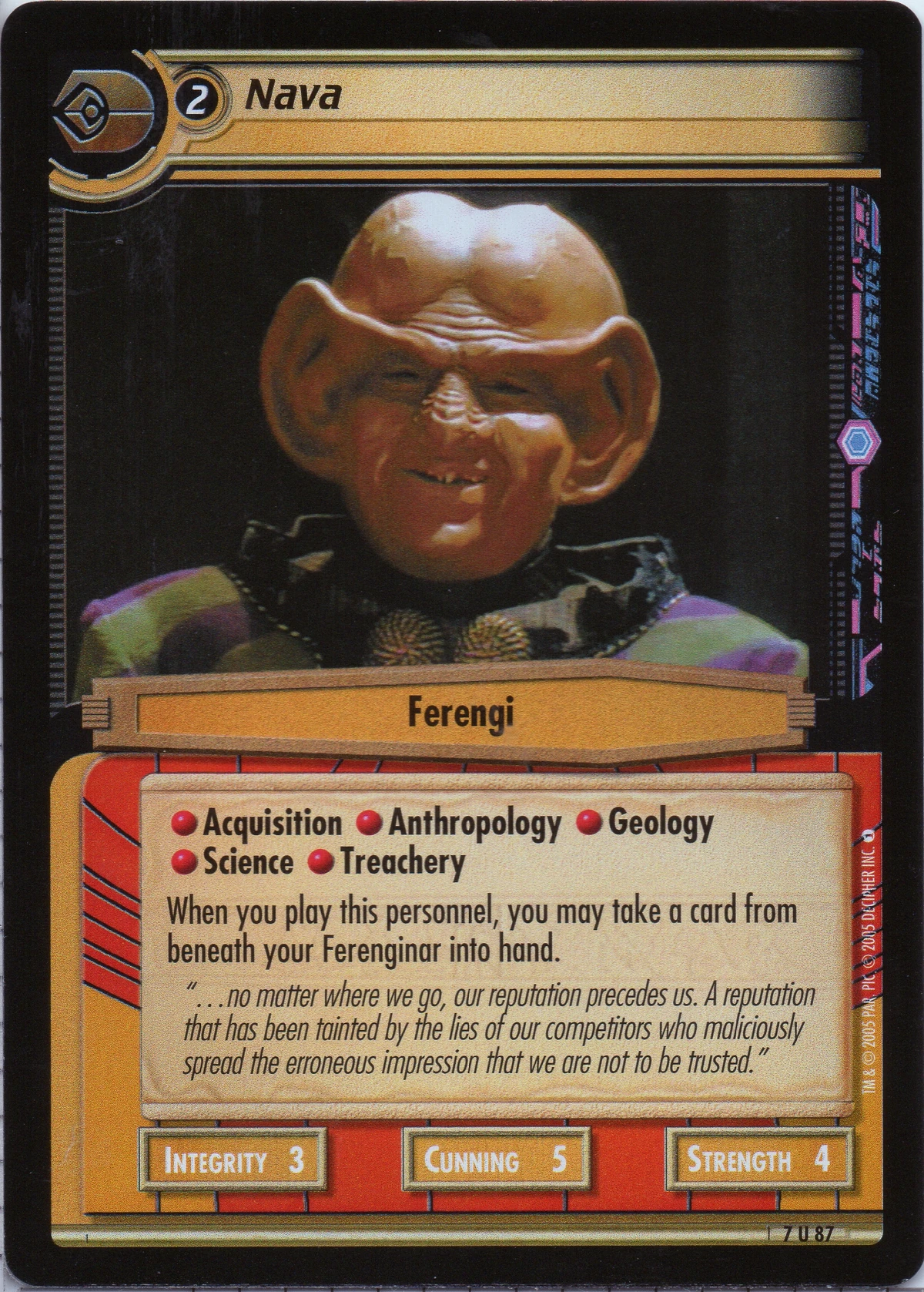 Nava (SNW) | CardGuide Wiki | Fandom