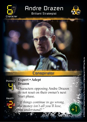 Andre Drazen - Briliant Strategist (1E) (Elite) | CardGuide Wiki | Fandom