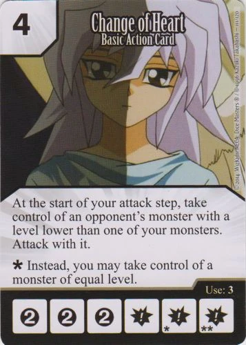 Change of Heart - Basic Action Card (YGO) | CardGuide Wiki | Fandom