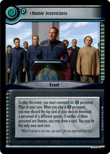 Noble Intentions (RtS) | CardGuide Wiki | Fandom