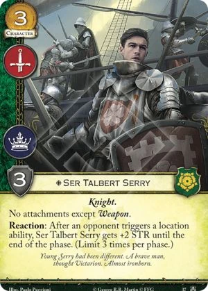 Ser Talbert Serry (KotI) | CardGuide Wiki | Fandom