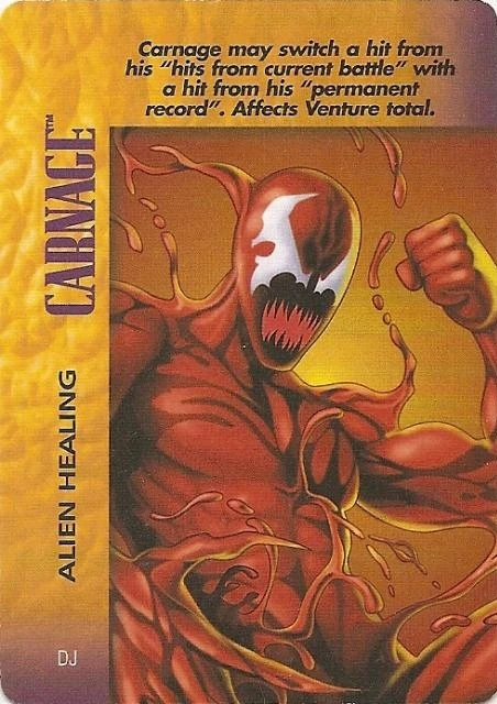 Carnage - Alien Healing (PSOP) | CardGuide Wiki | Fandom
