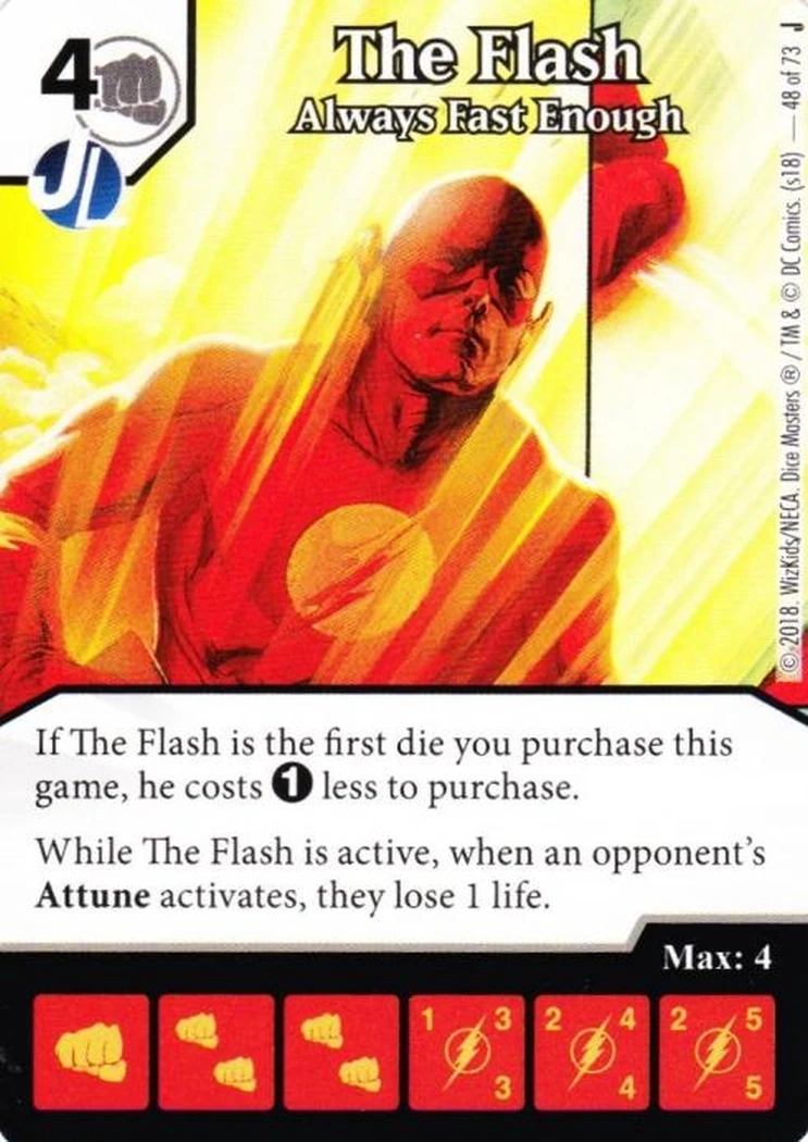 The Flash - Always Fast Enough (JCB) | CardGuide Wiki | Fandom