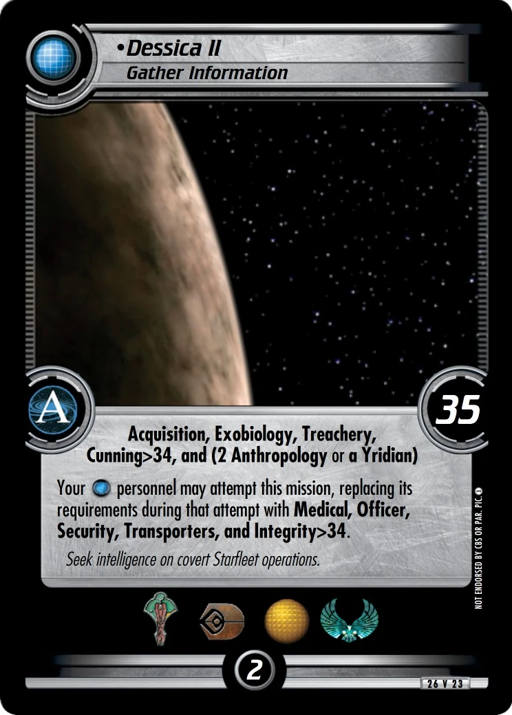 Dessica II - Gather Information (Errata) (LIN) | CardGuide Wiki | Fandom