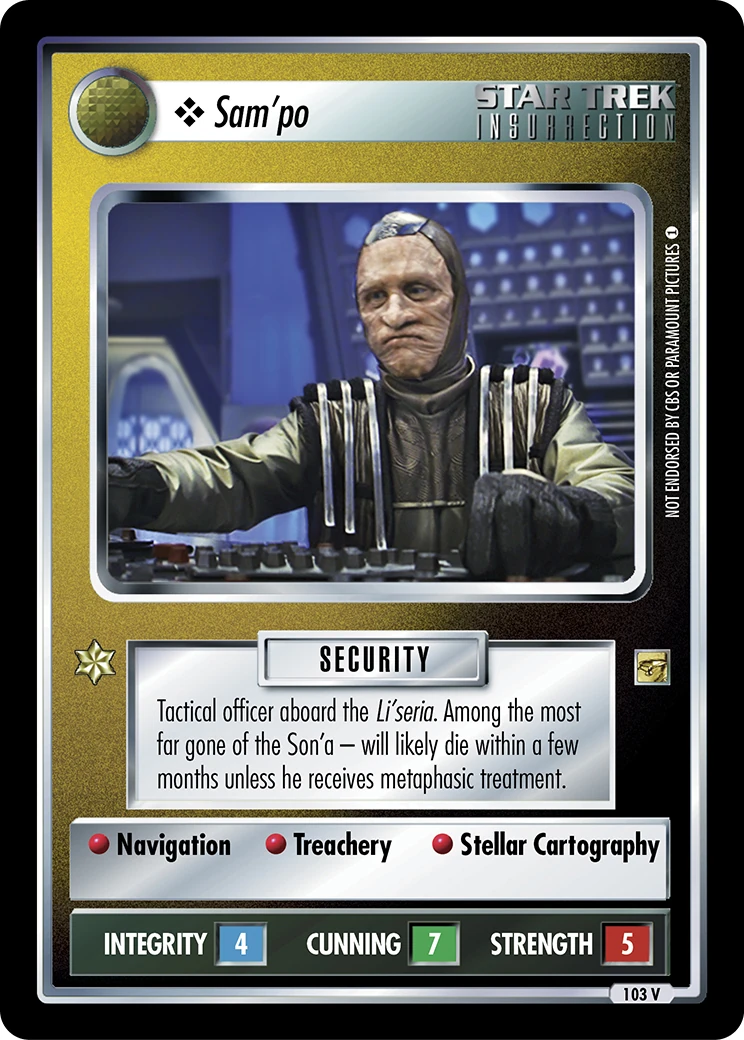 Sam'po (TMPR) | CardGuide Wiki | Fandom