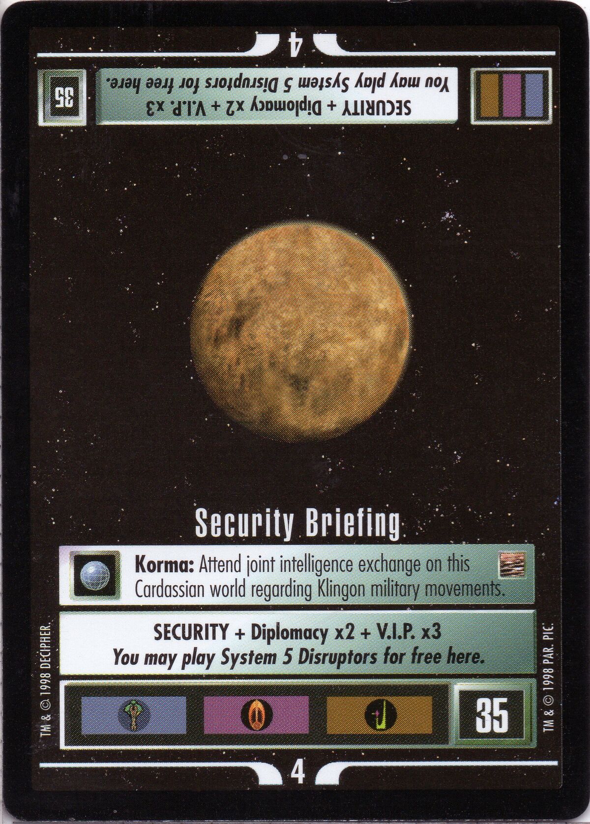 Security Briefing Td Cardguide Wiki Fandom
