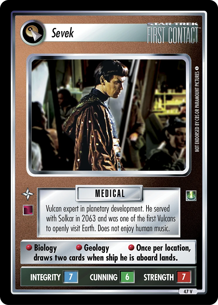 Sevek (NEM) | CardGuide Wiki | Fandom