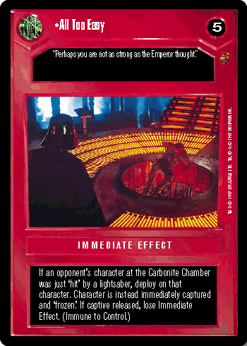 All Too Easy (CC) | CardGuide Wiki | Fandom