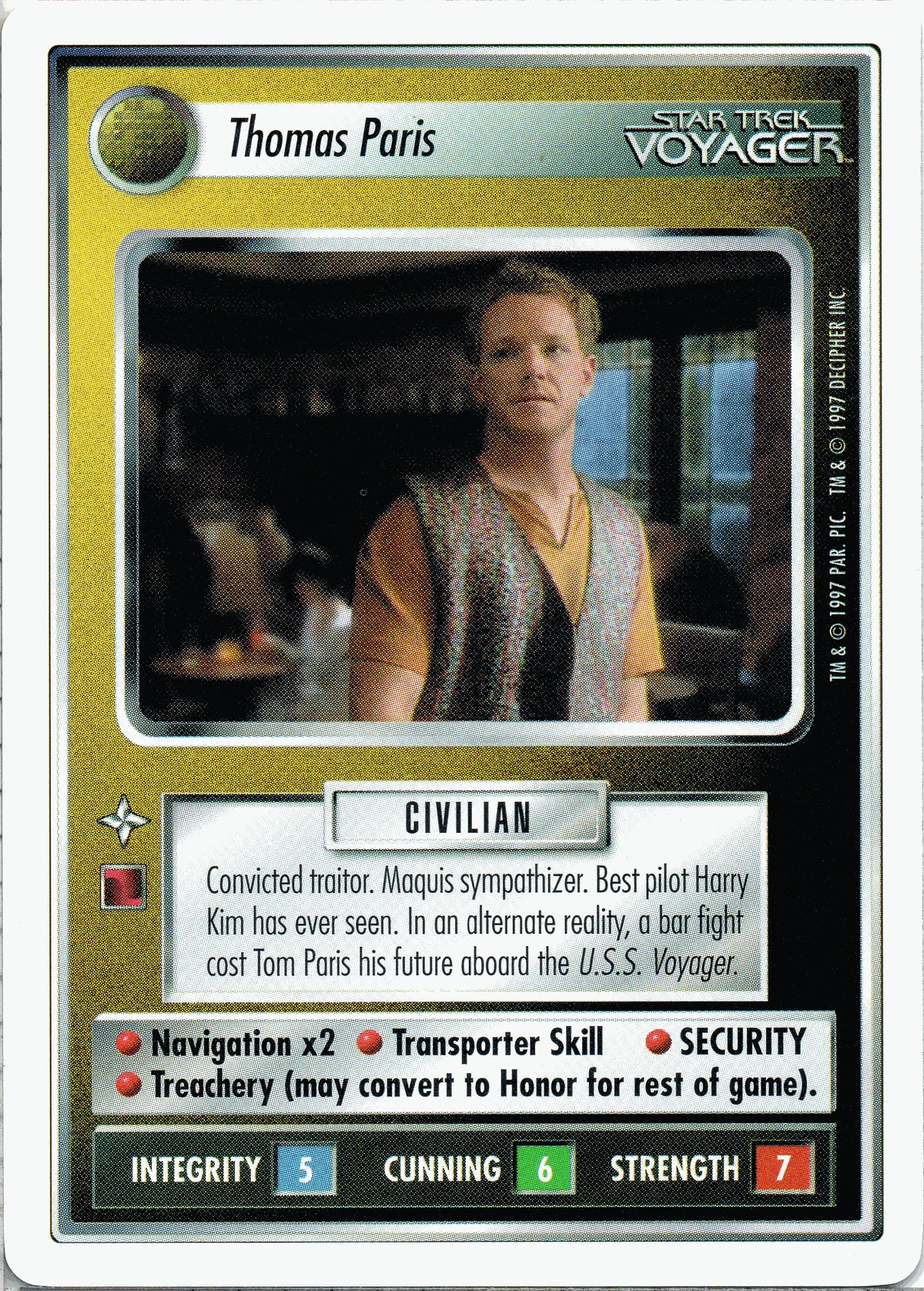 Thomas Paris (1A) | CardGuide Wiki | Fandom