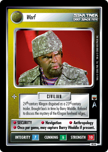 Worf (TTWT) | CardGuide Wiki | Fandom