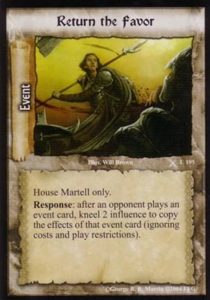 Return the Favor (VE) | CardGuide Wiki | Fandom