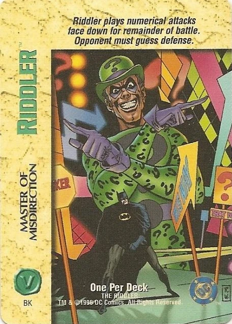 Riddler - Master of Misdirection (DCOP) | CardGuide Wiki | Fandom