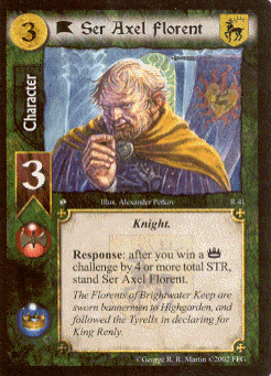 Ser Axell Florent | CardGuide Wiki | Fandom