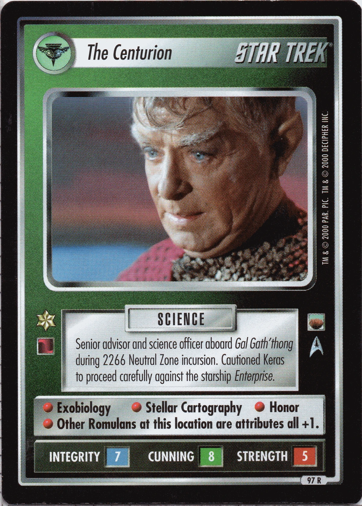 The Centurion (TTWT) | CardGuide Wiki | Fandom