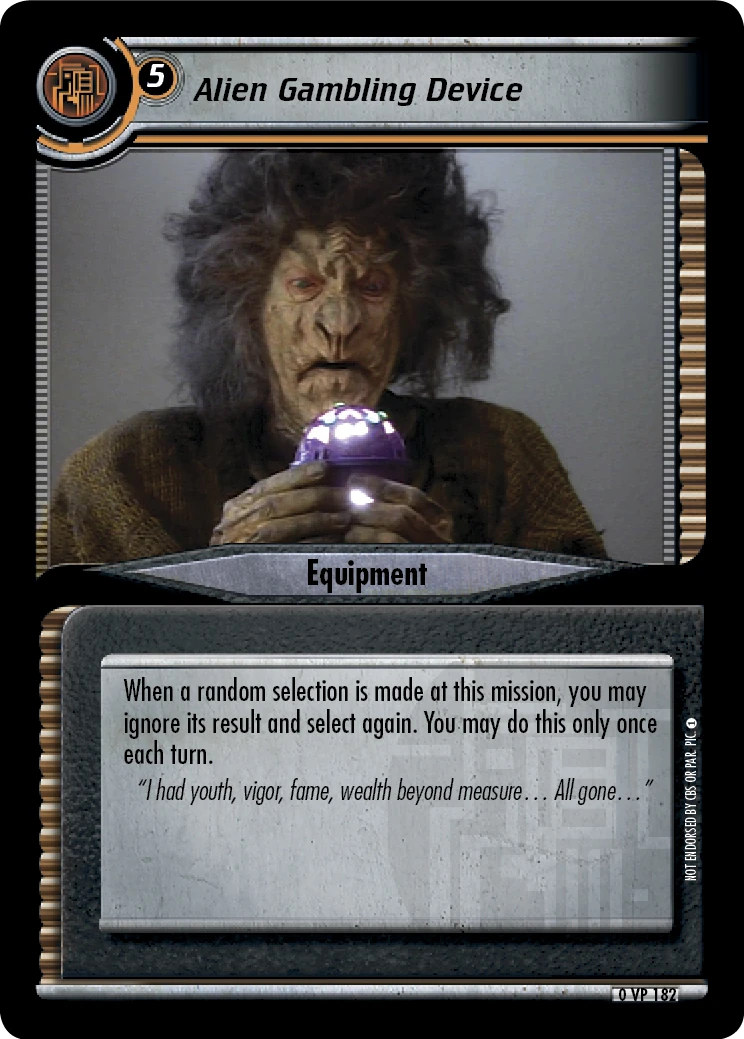 Alien Gambling Device (VP) | CardGuide Wiki | Fandom