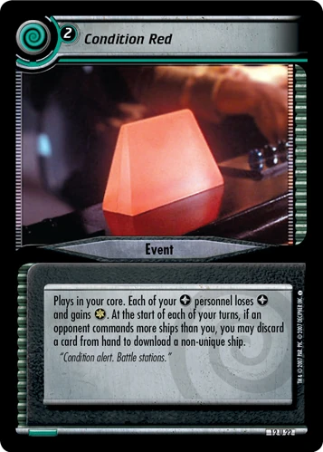 Condition Red (Errata) | CardGuide Wiki | Fandom