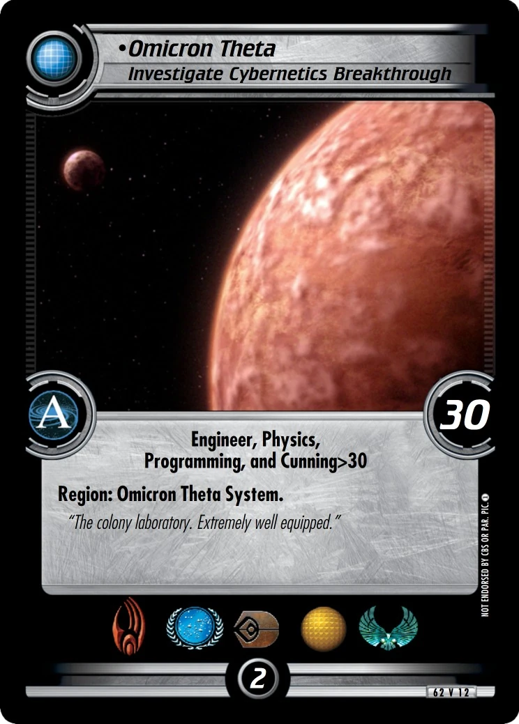 Omicron Theta - Investigate Cybernetics Breakthrough (CM) | CardGuide ...