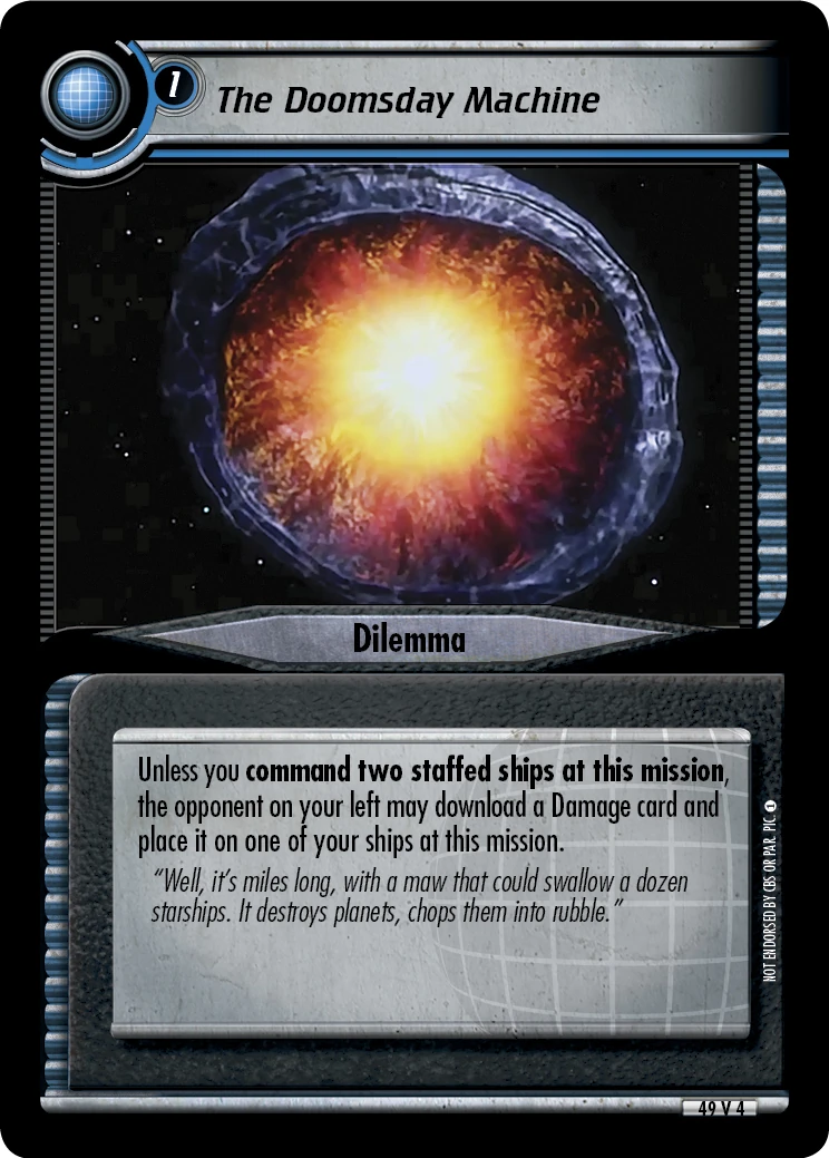 The Doomsday Machine (SoA) | CardGuide Wiki | Fandom