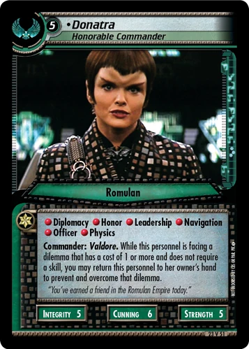 Donatra - Honorable Commander (EM) | CardGuide Wiki | Fandom