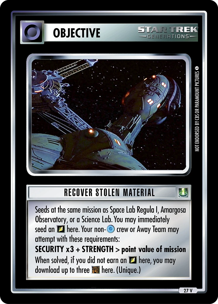 Recover Stolen Material (NEM) | CardGuide Wiki | Fandom