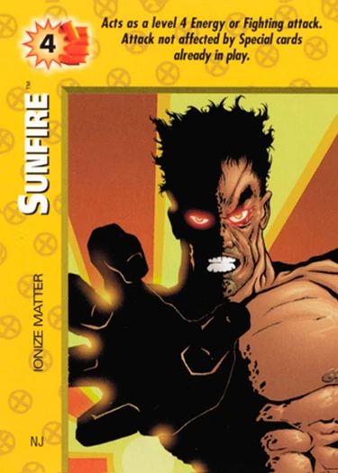 Sunfire - Ionize Matter (XMOP) | CardGuide Wiki | Fandom