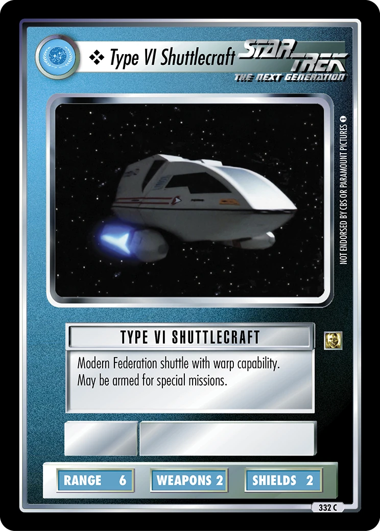 Type VI Shuttlecraft (PR) | CardGuide Wiki | Fandom