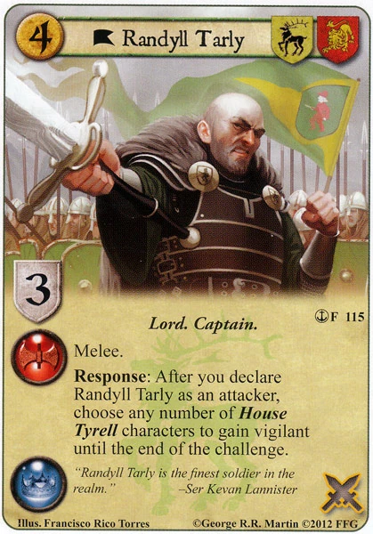 Randyll Tarly (AJE) | CardGuide Wiki | Fandom