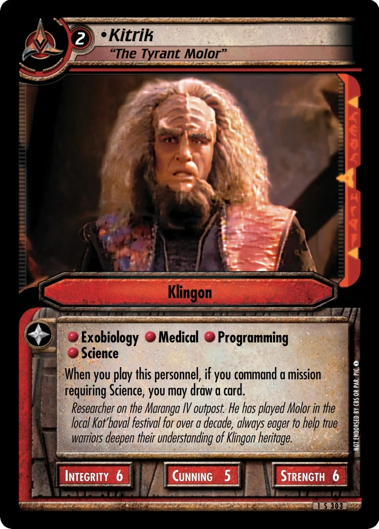 Kitrik - "The Tyrant Molor" (Errata) (2E) | CardGuide Wiki | Fandom