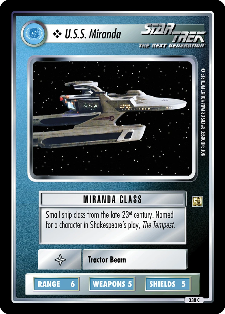 U.S.S. Miranda (PR) | CardGuide Wiki | Fandom