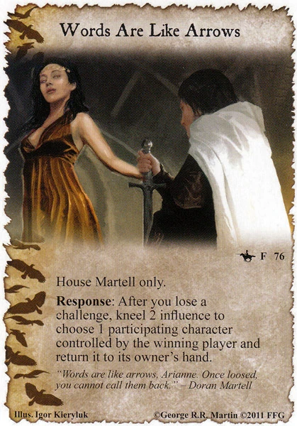 Words Are Like Arrows (WLL) | CardGuide Wiki | Fandom