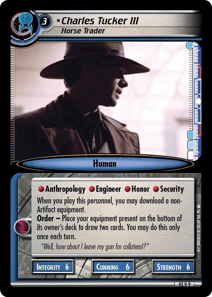 Charles Tucker III - Horse Trader (DS) | CardGuide Wiki | Fandom