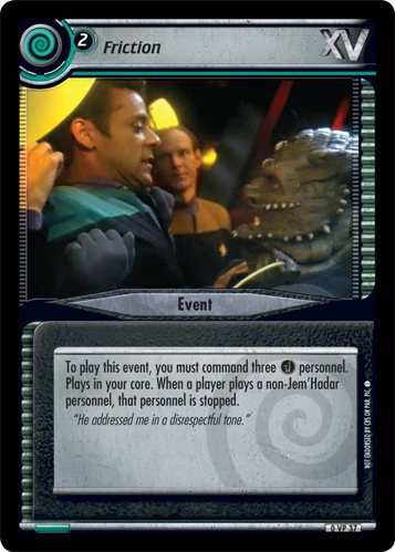 Friction (VP) (2E) | CardGuide Wiki | Fandom