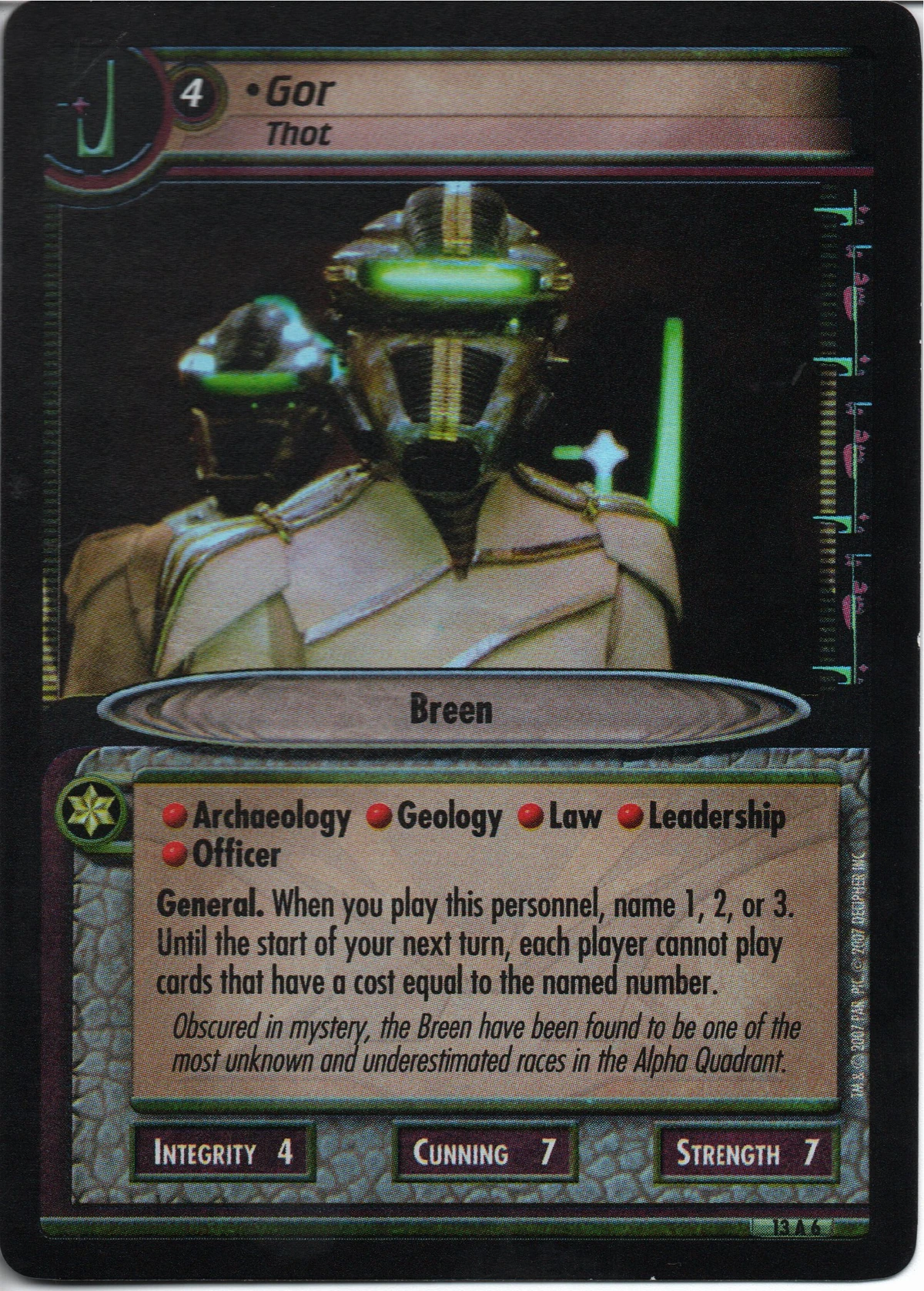 Gor - Thot (Archive) | CardGuide Wiki | Fandom