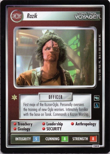 Razik (VOY) | CardGuide Wiki | Fandom