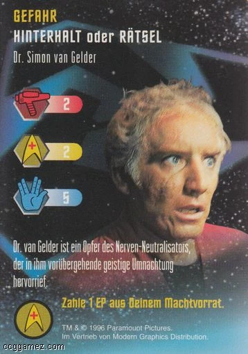 Dr. Simon van Gelder (ST) (DE) | CardGuide Wiki | Fandom