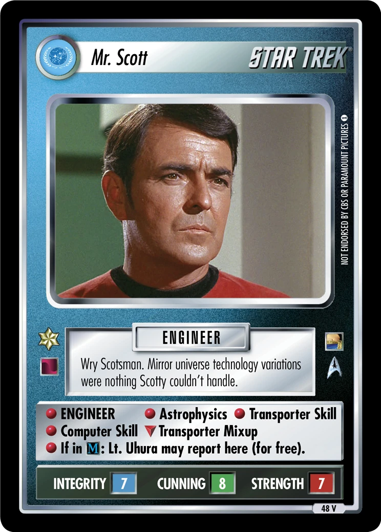 Mr. Scott (TtLG) | CardGuide Wiki | Fandom