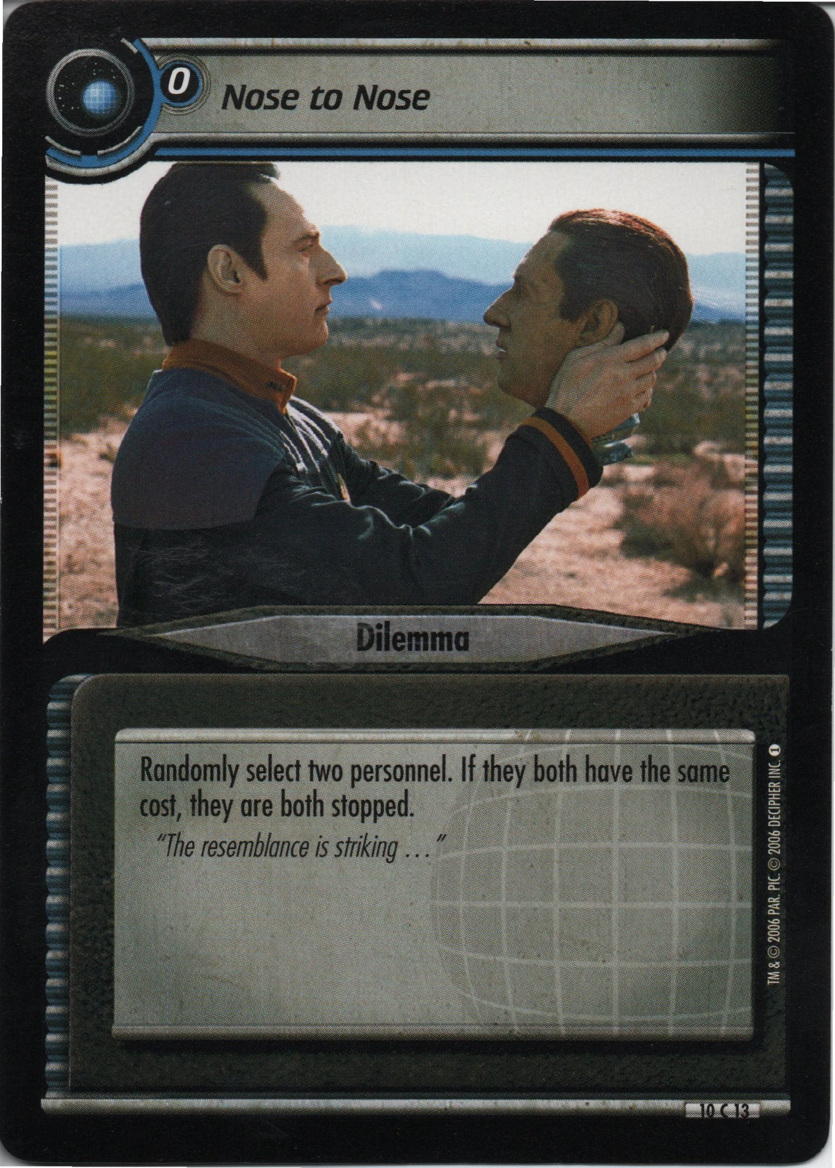 Nose to Nose (CL) | CardGuide Wiki | Fandom