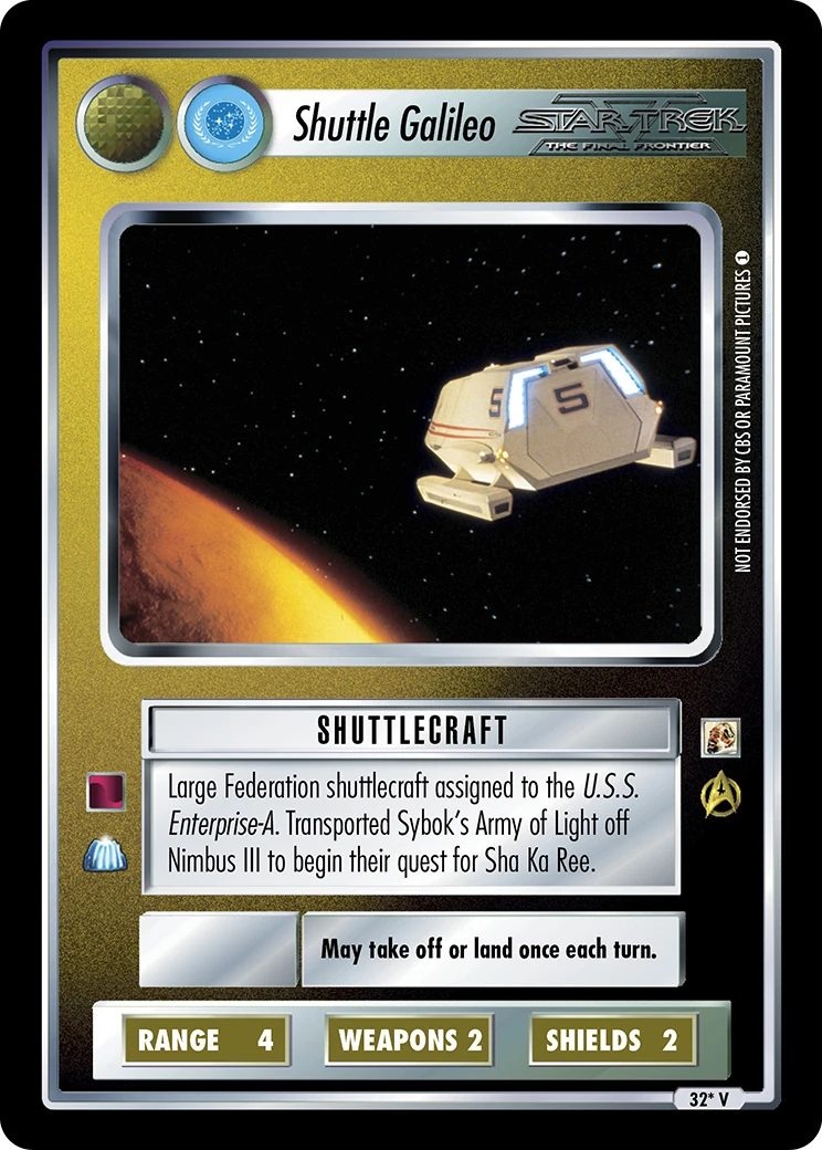 Shuttle Galileo (PLo) (AI) | CardGuide Wiki | Fandom