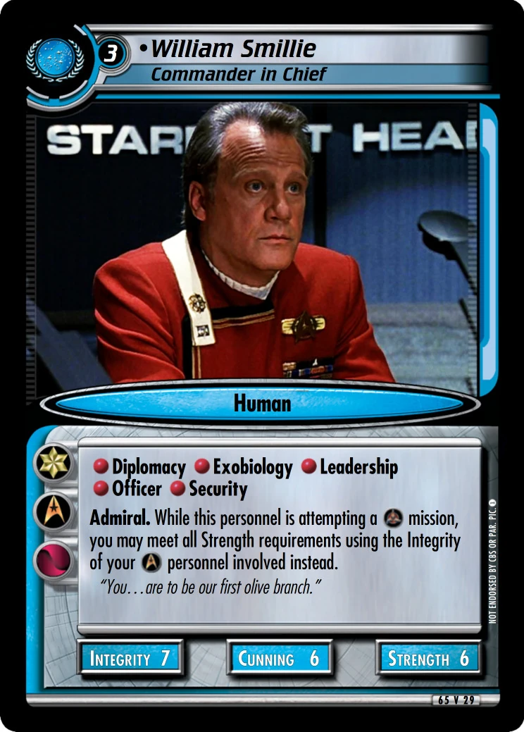 William Smillie - Commander in Chief (RoF) | CardGuide Wiki | Fandom