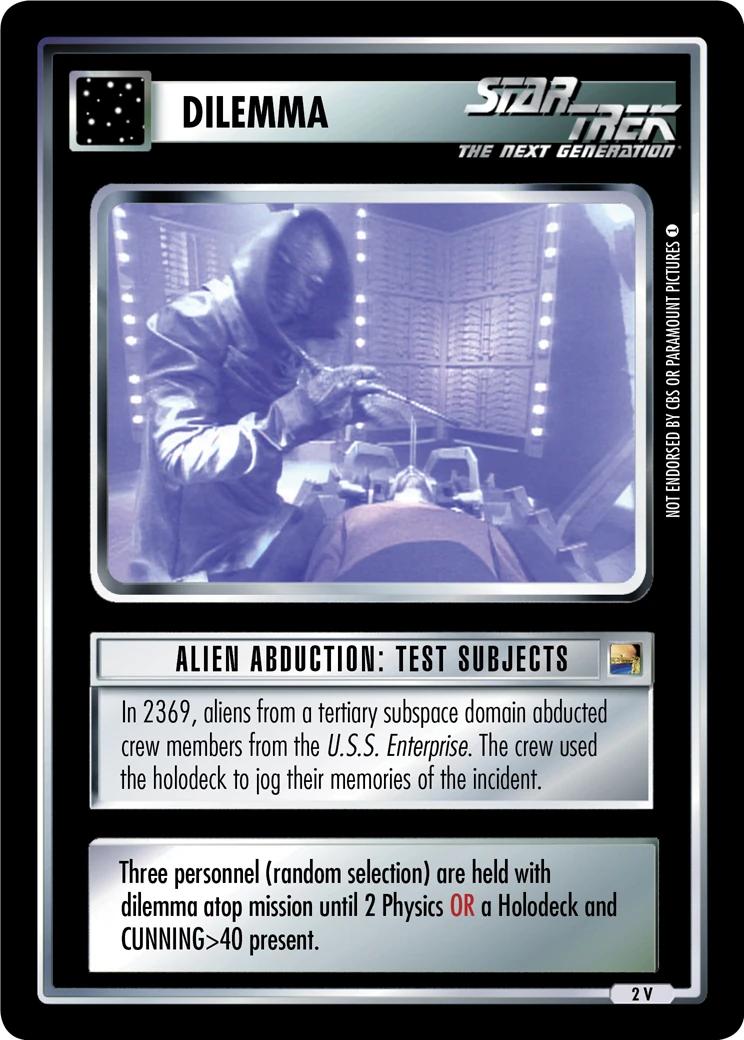 Alien Abduction: Test Subjects (TtLG) | CardGuide Wiki | Fandom