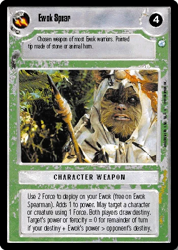 Ewok Spear | CardGuide Wiki | Fandom