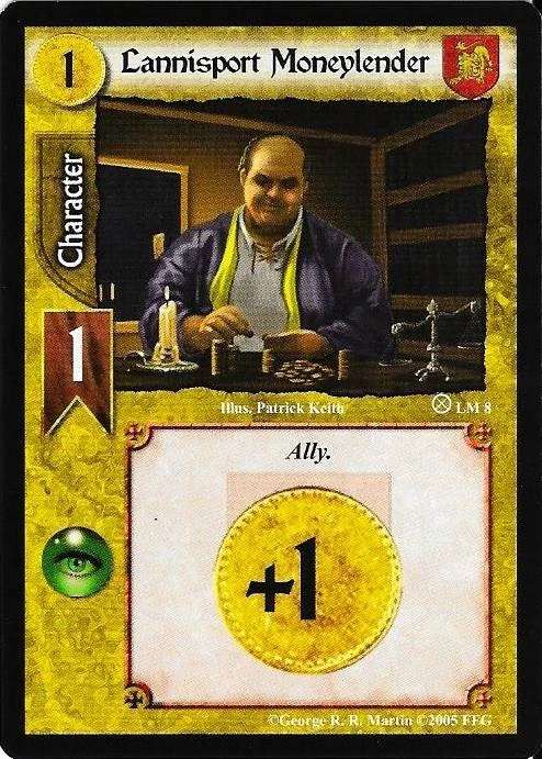 Lannisport Moneylender (VPS) | CardGuide Wiki | Fandom
