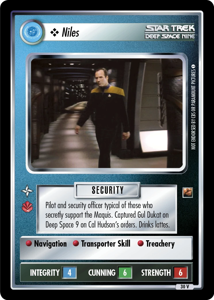 Niles (TM) | CardGuide Wiki | Fandom