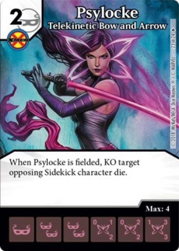 Psylocke - Telekinetic Bow and Arrow (UXFTP) | CardGuide Wiki | Fandom
