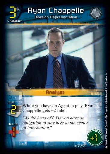 Ryan Chappelle - Division Representative (D0) (Foil) | CardGuide Wiki ...